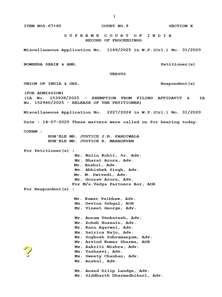 2025.07.14 Order - MA 2227 of 2024 - 5 - 14 July 2025 3 properties with ...