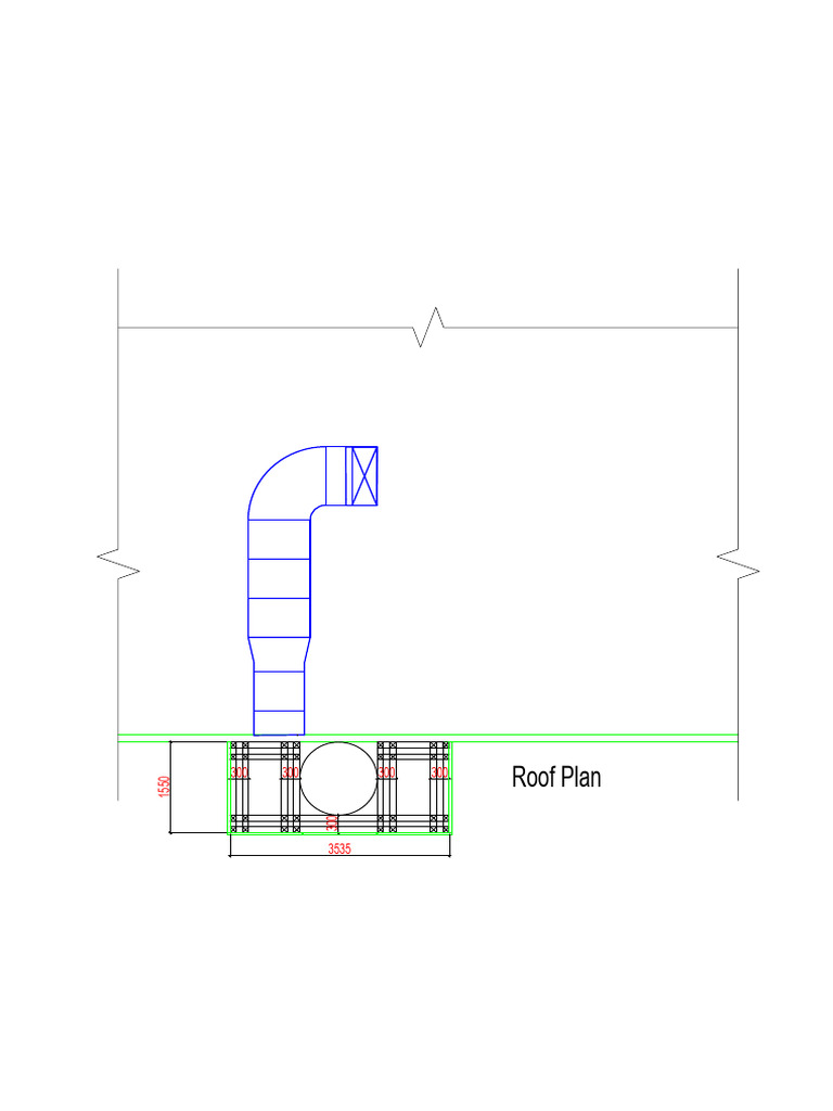 Duct Drawing Roof Plan L | PDF