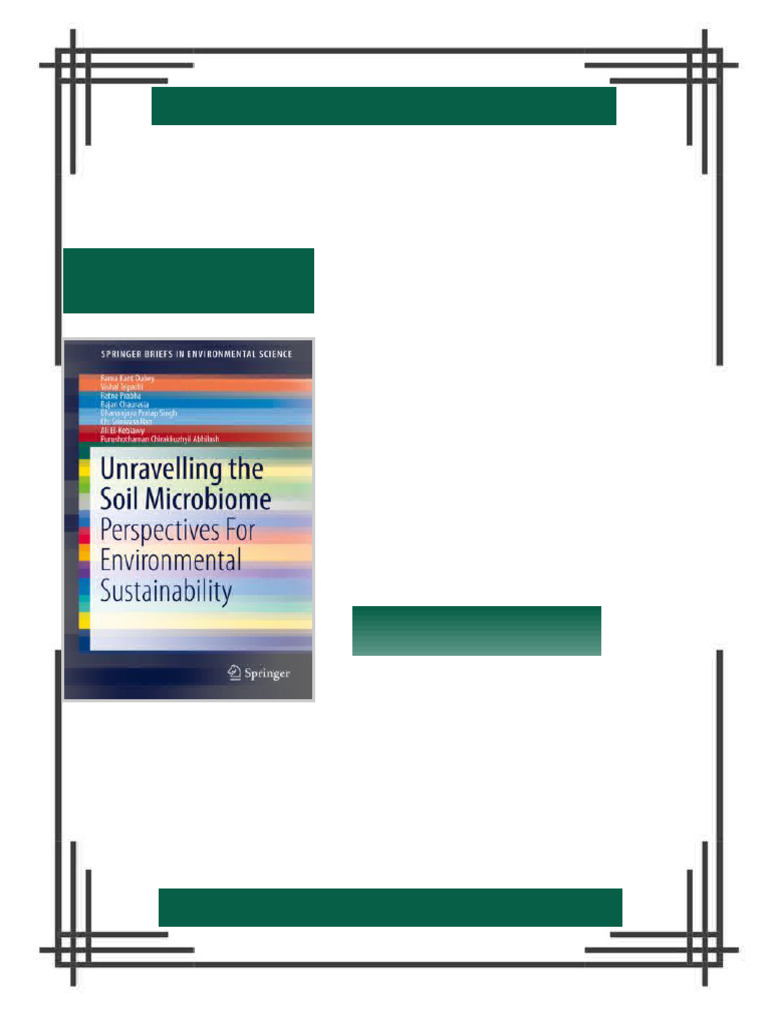 Unravelling the Soil Microbiome: Perspectives For Environmental ...