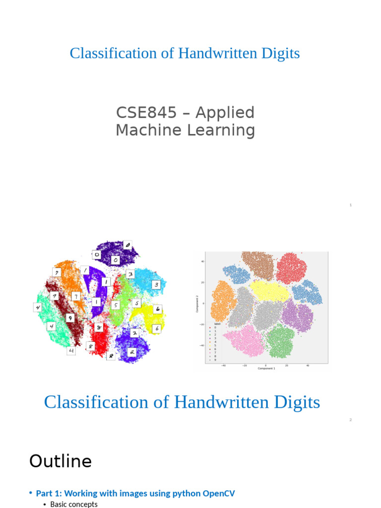 Classification of Handwritten Digits | PDF | Rgb Color Model ...