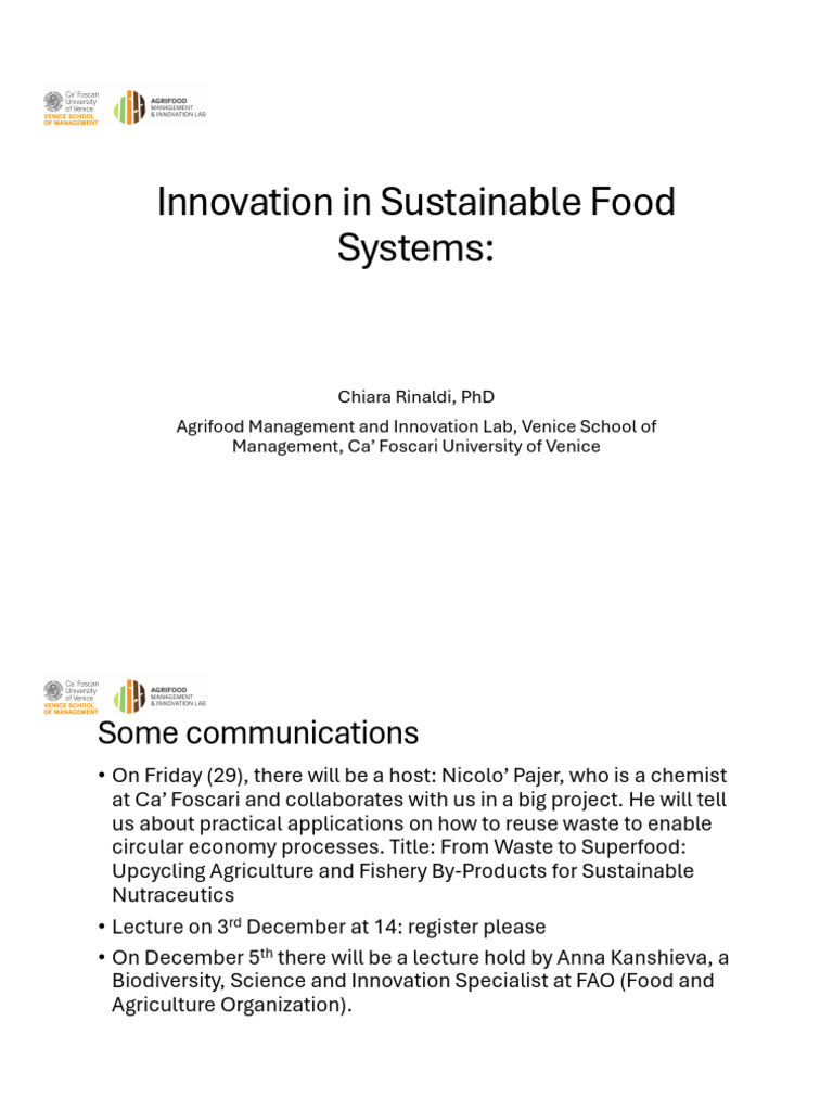 Lecture 6 - EU Food Policies | PDF | Sustainability | Climate Change ...