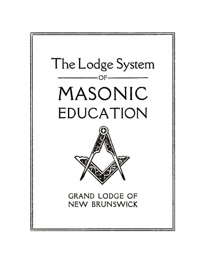 Masonic Education Lodge System Guide | PDF | Freemasonry | Masonic Lodge