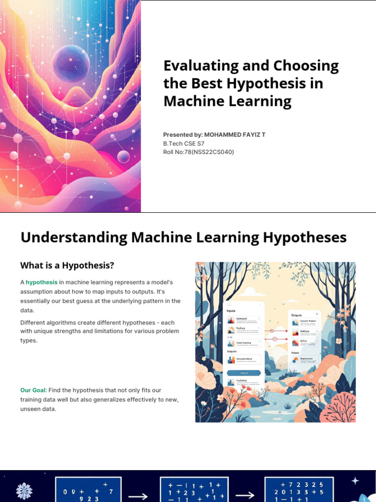 Evaluating and Choosing the Best Hypothesis in Machine Learning.pdf ...