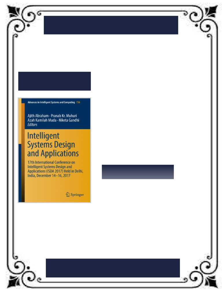 Intelligent Systems Design and Applications Ajith Abraham eBook ...