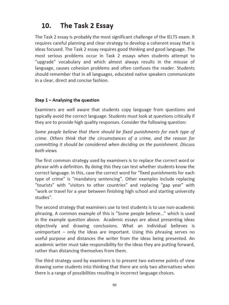 IELTS Task 2 Essay Writing Guide | PDF | Essays | Question