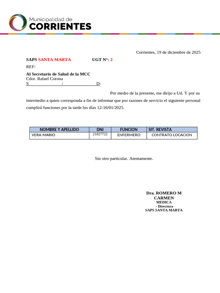 Nota de Mario Trabaja Segunda Semana | PDF