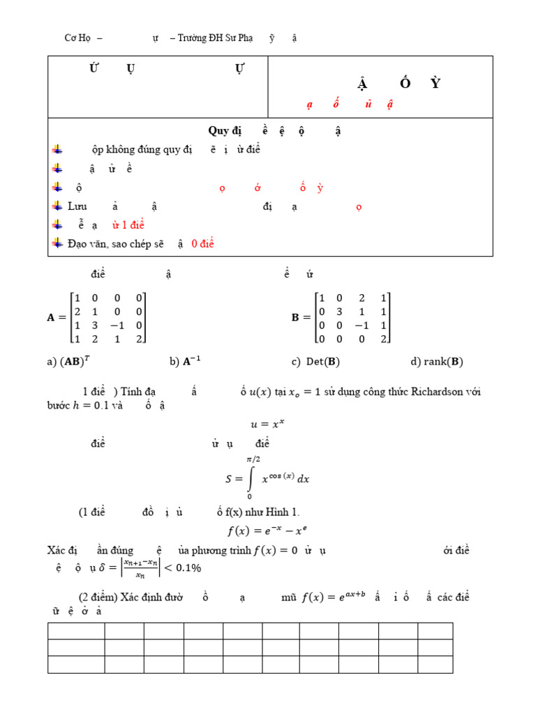 TUD2024-Đề bài tập cuối kỳ | PDF