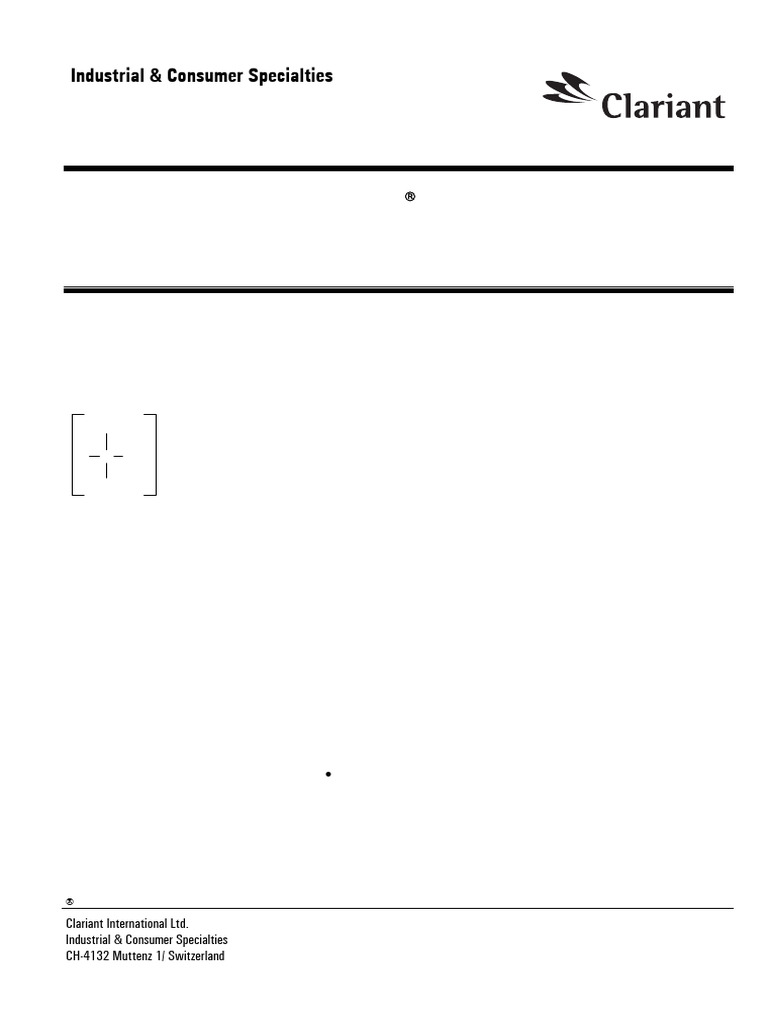 Cationic Surfactant Genamin CTAC 25 | PDF | Surfactant | Cosmetics