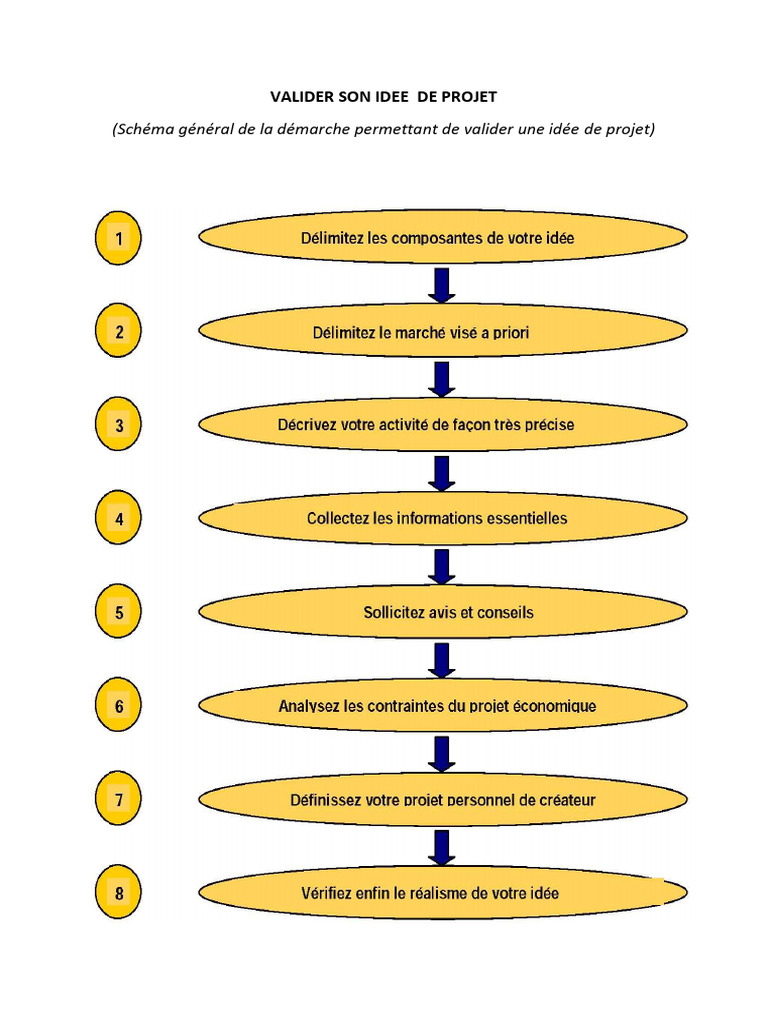 VALIDER SON IDEE DE PROJET | PDF