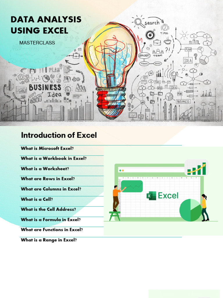 Excel Data Analysis Masterclass Guide | PDF | Microsoft Excel | Spreadsheet