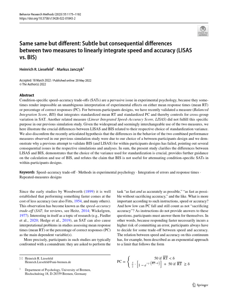 Same same but different: Subtle but consequential differences between ...