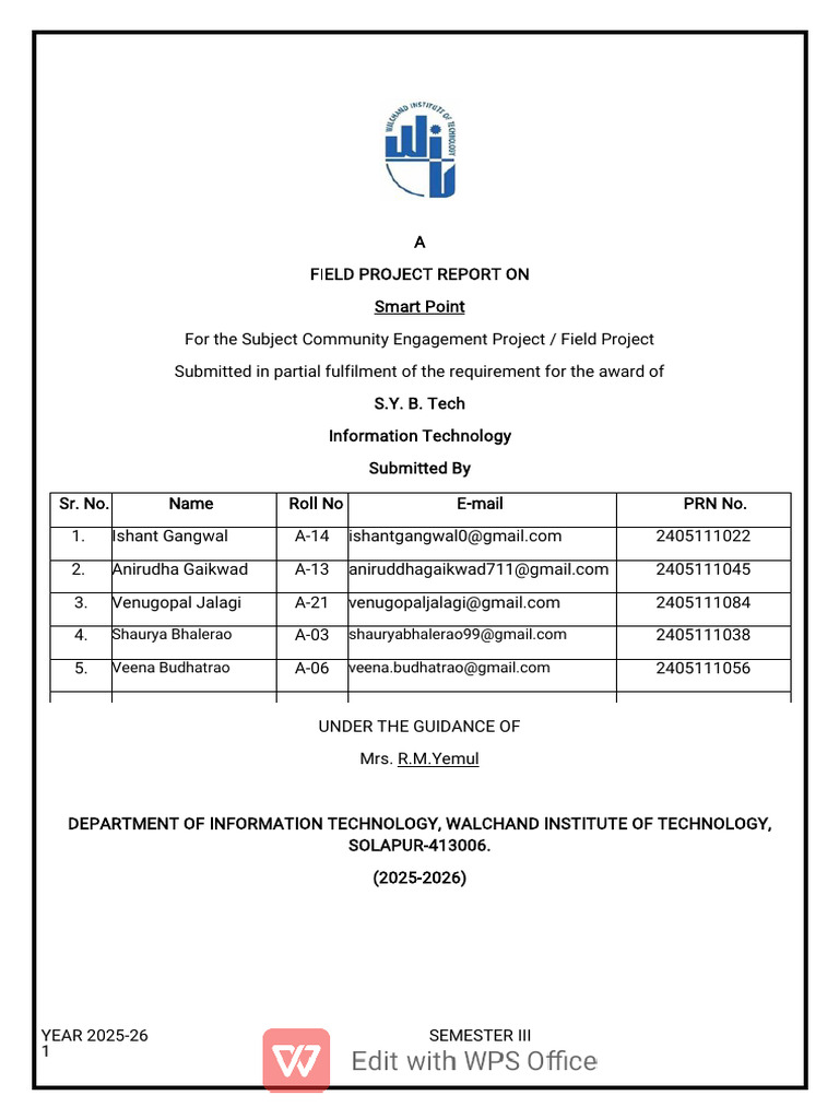 Field Visit Report | PDF | Point Of Sale | Business
