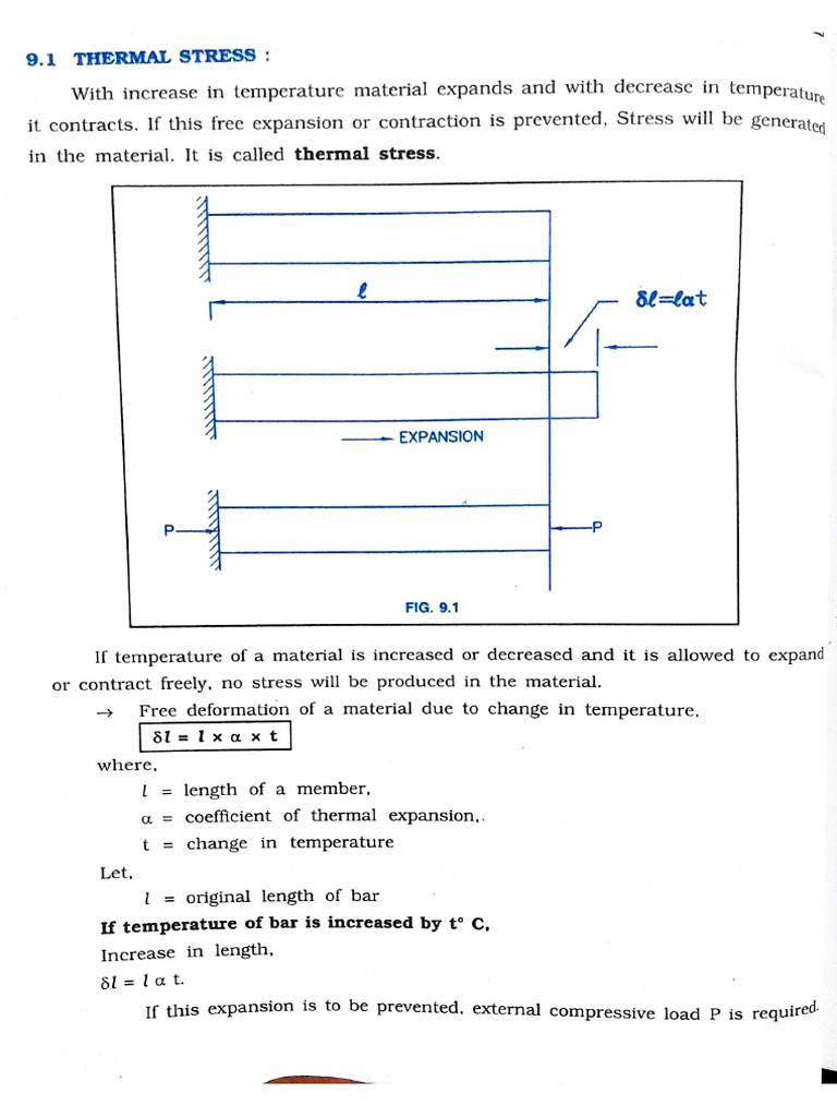 Chapter 3 Thermal Stresses | PDF