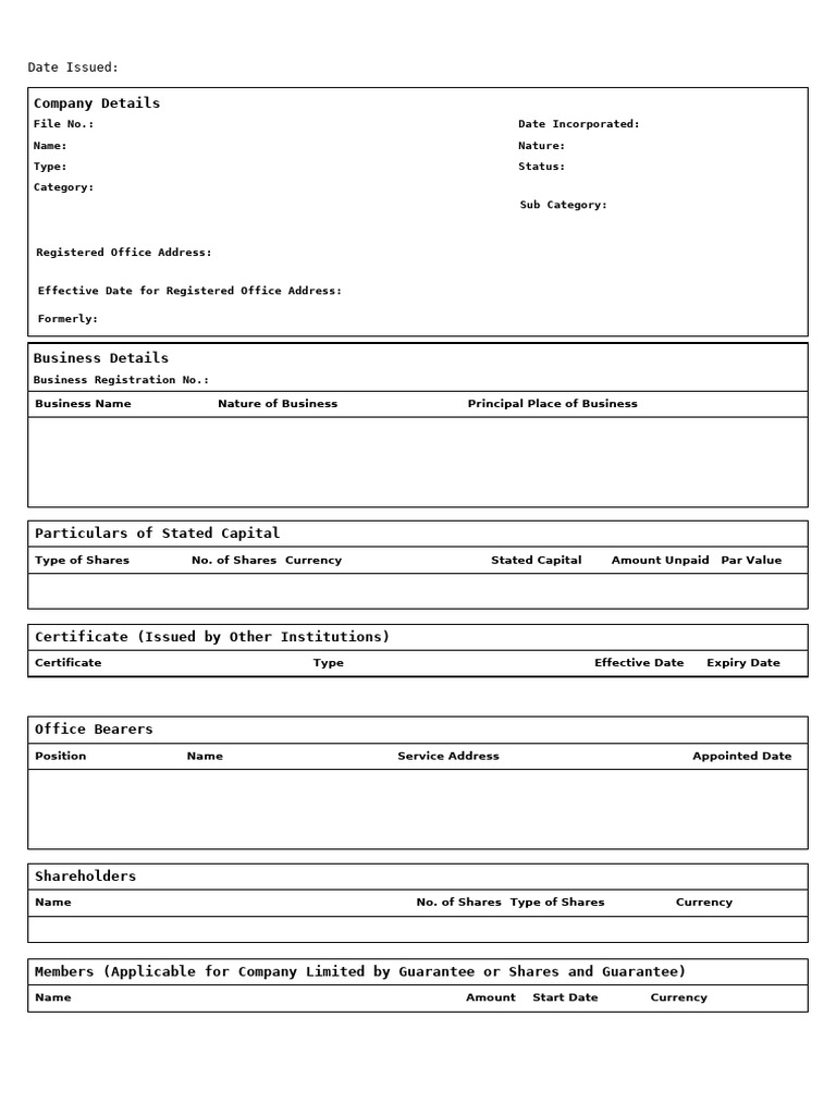 Registrar of Companies 17/12/2025: Company Details | PDF | Balance ...