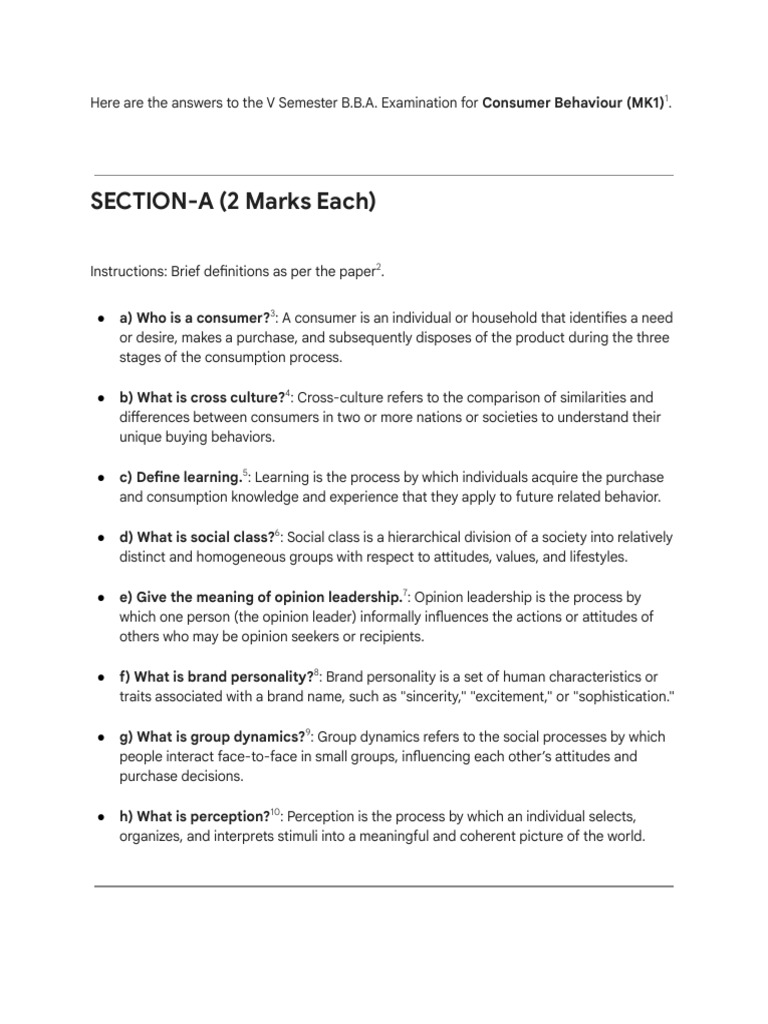 Give Answers From Question No 1 to 11th Question | PDF | Consumer ...