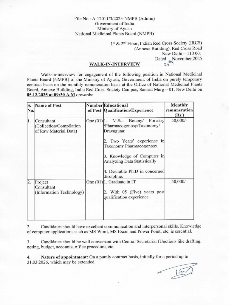 Walk in Interview | PDF