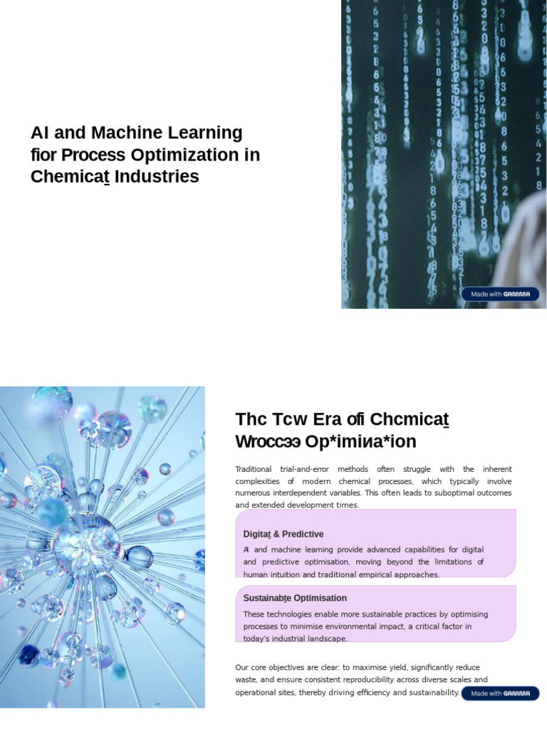 AI and Machine Learning for Process Optimization in Chemical Industries ...