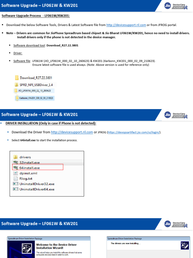 JioBharat Software Process Unisoc | PDF | Computer Hardware | System ...