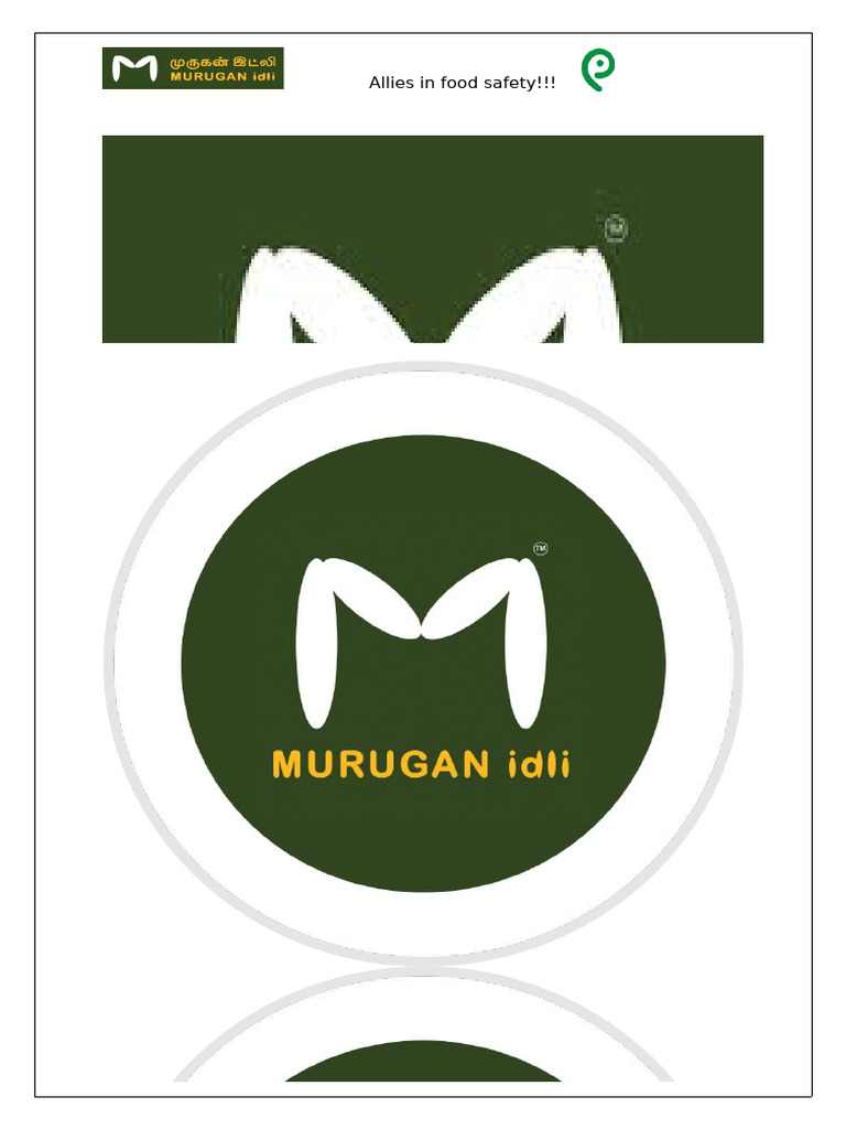 Parikshan Effectiveness Module - Murugan Idli | PDF | Food Safety ...
