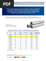 Rigid Conduit Weight and Dimensions Chart | PDF | Technology & Engineering