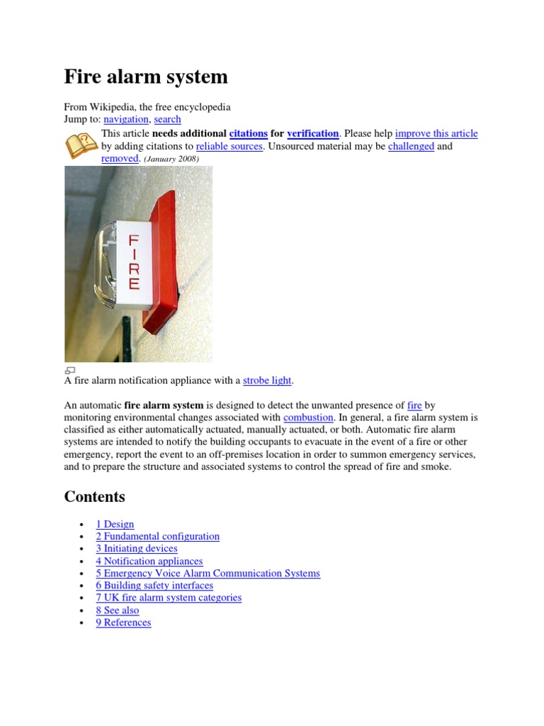 Fire Alarm System | PDF | Elevator | Building Engineering