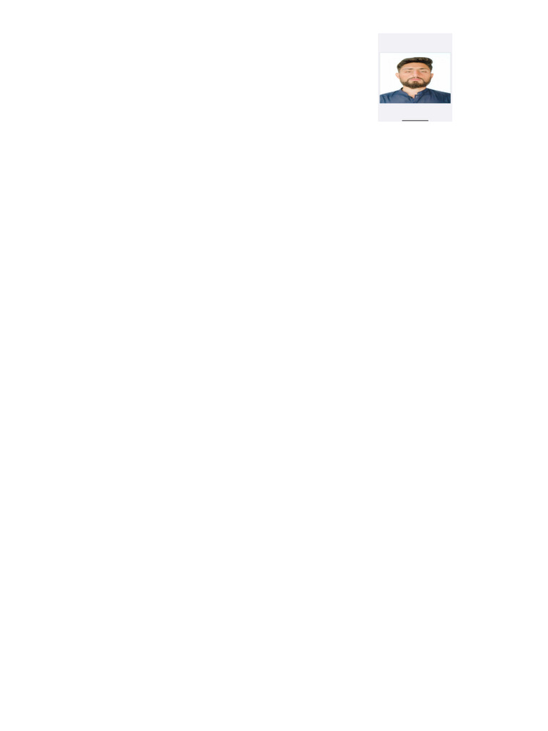 Atif Ali - Agricultural Clerk CV | PDF
