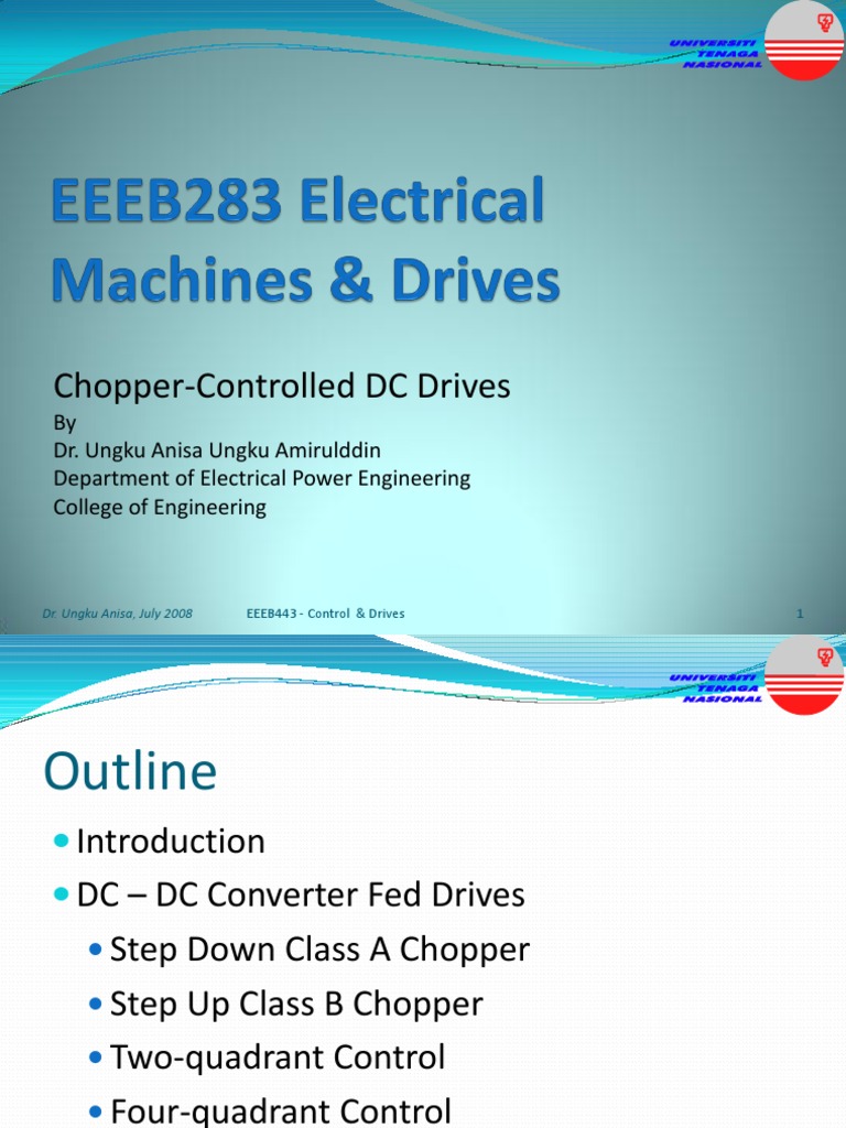 Chopper-Controlled DC Drive Systems | PDF | Power Electronics ...