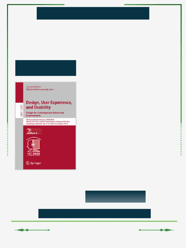 Design User Experience and Usability Design for Contemporary ...