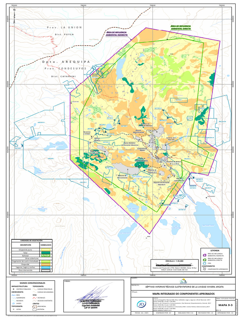 Mapa 9-3 Mapa Integrado de Componentes Aprobados | PDF | Geofísica ...