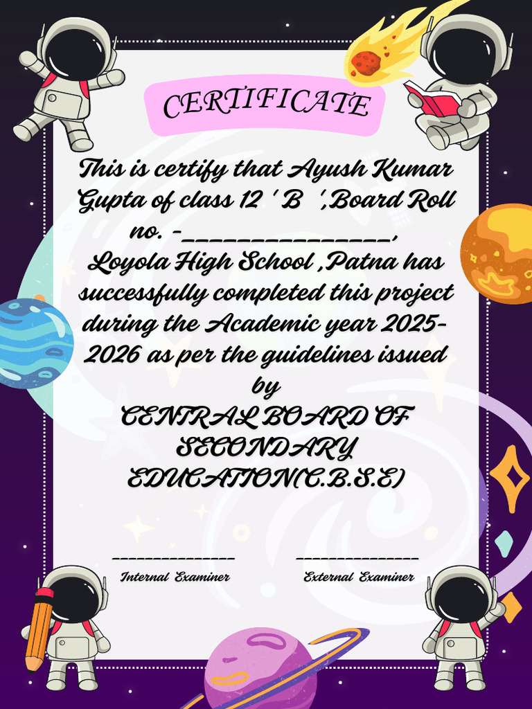 Colorful Outer Space Illustration Blank Notes A4 Document_20251130 ...