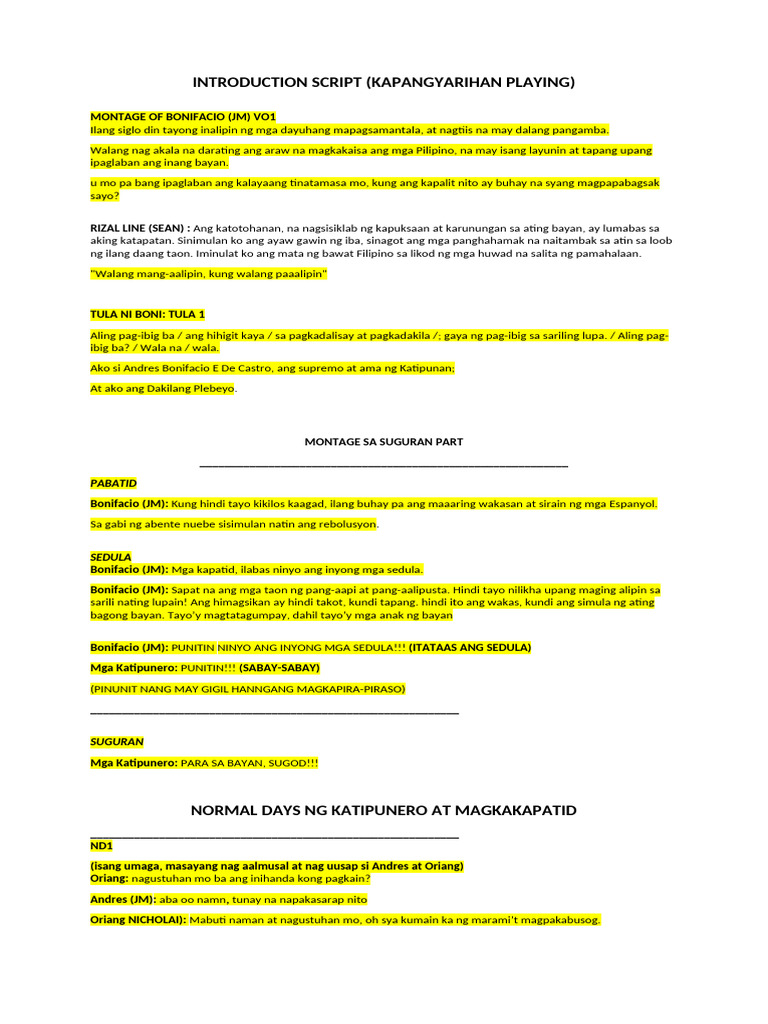 Film Script (Copy) | PDF