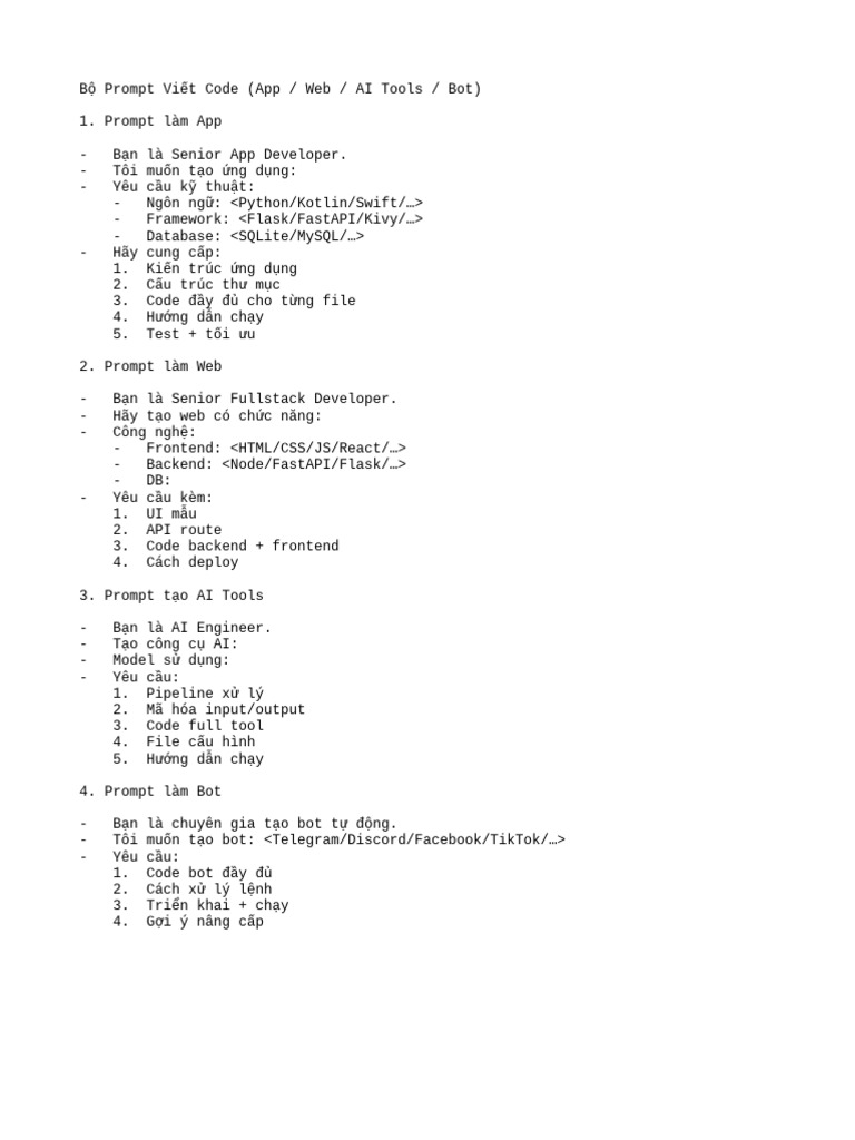 Bo Prompt Code | PDF