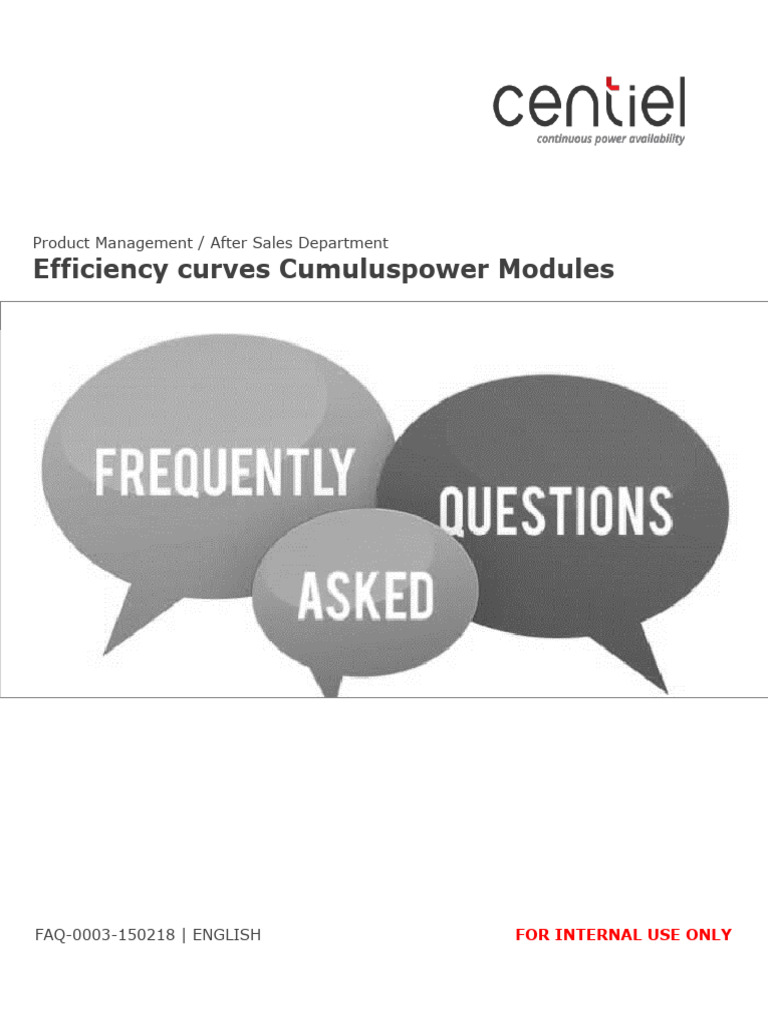 FAQ-0003 Efficiency Curves | PDF