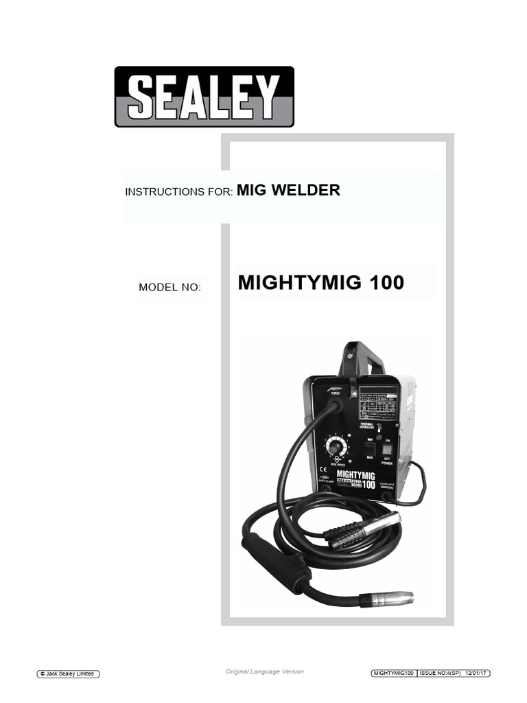 Mighty Mig 100 | PDF | Welding | Construction