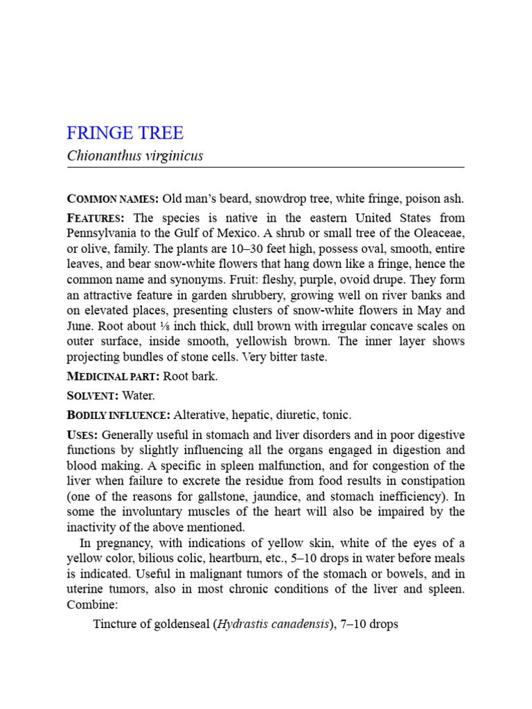 A Handbook of Native American Herbs-11 | PDF | Liver