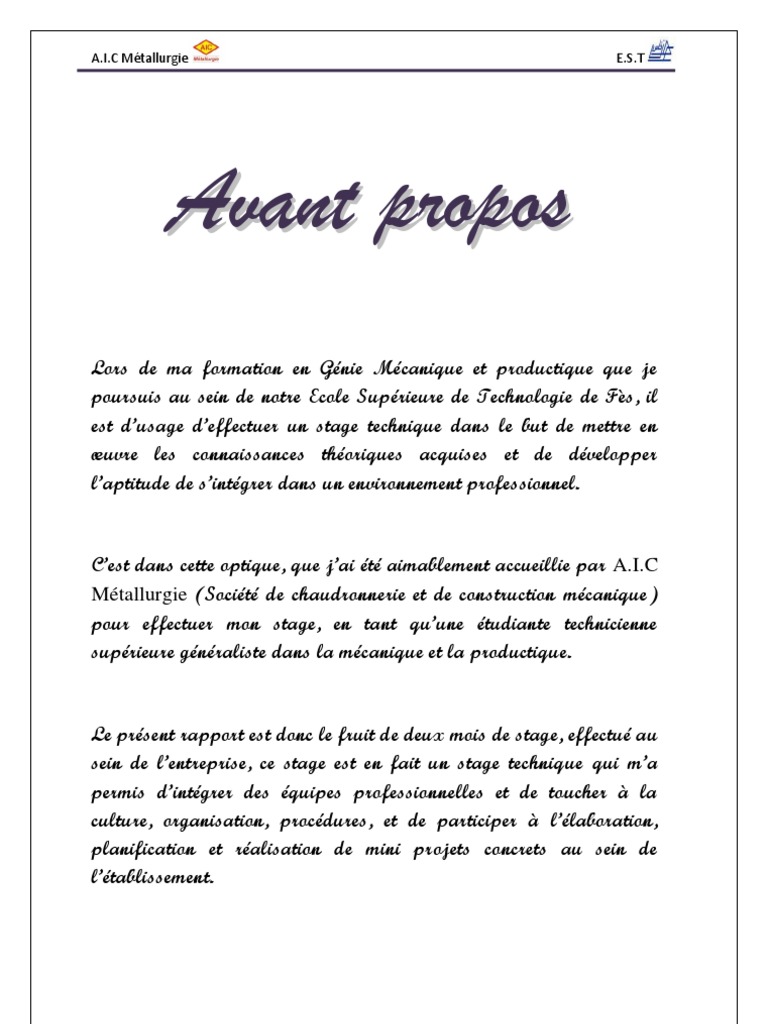 Avant Propos | PDF | Industries | Science