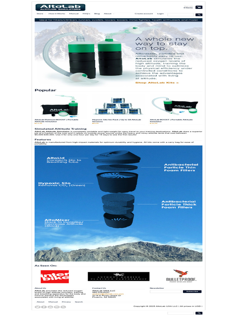AltoLab, High Altitude Simulator & Training for Athletic Performance ...