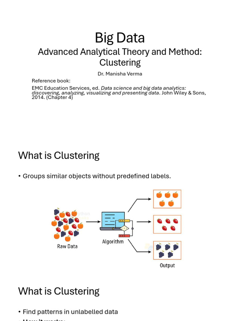 Data_Analytics_Clustering | PDF | Cluster Analysis | Applied Mathematics