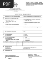 Surat Keterangan Lupa Absen | PDF