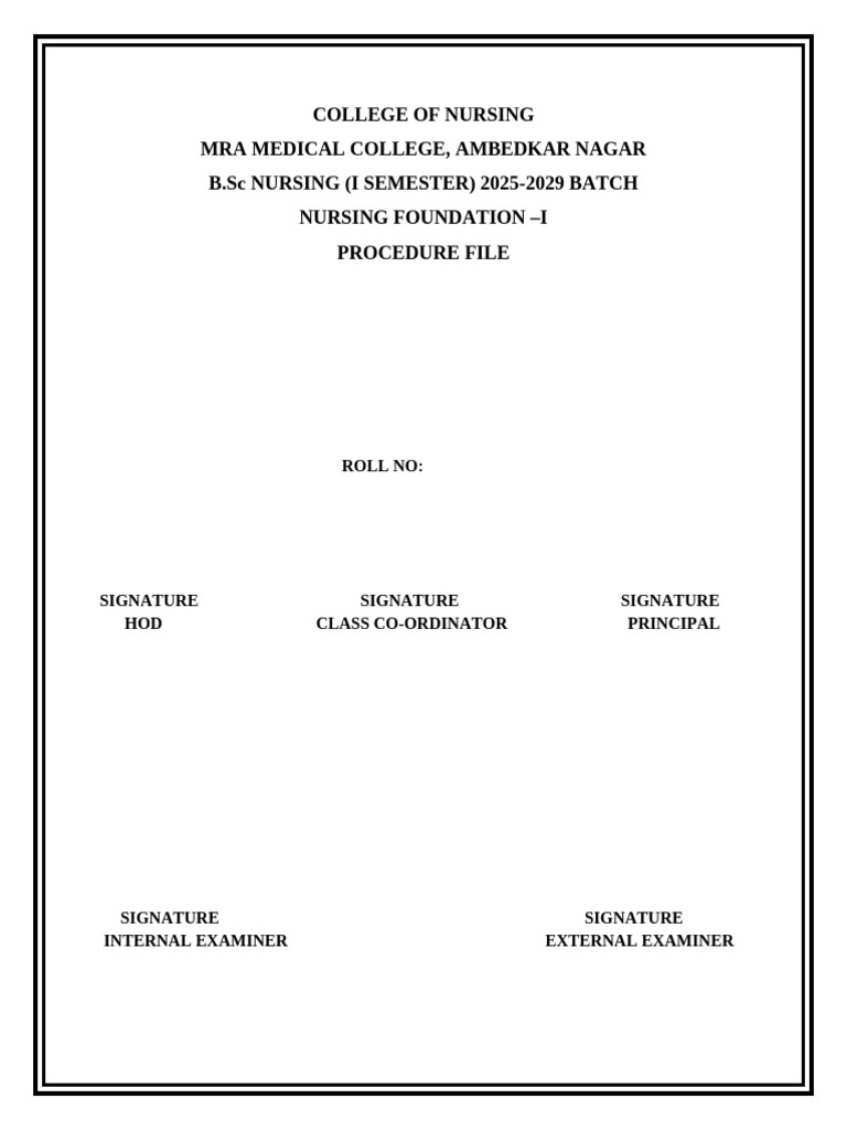 Front Page 1st Sem | PDF