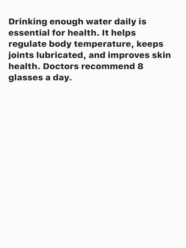 Benefits of Drinking Water_251224_011056 | PDF