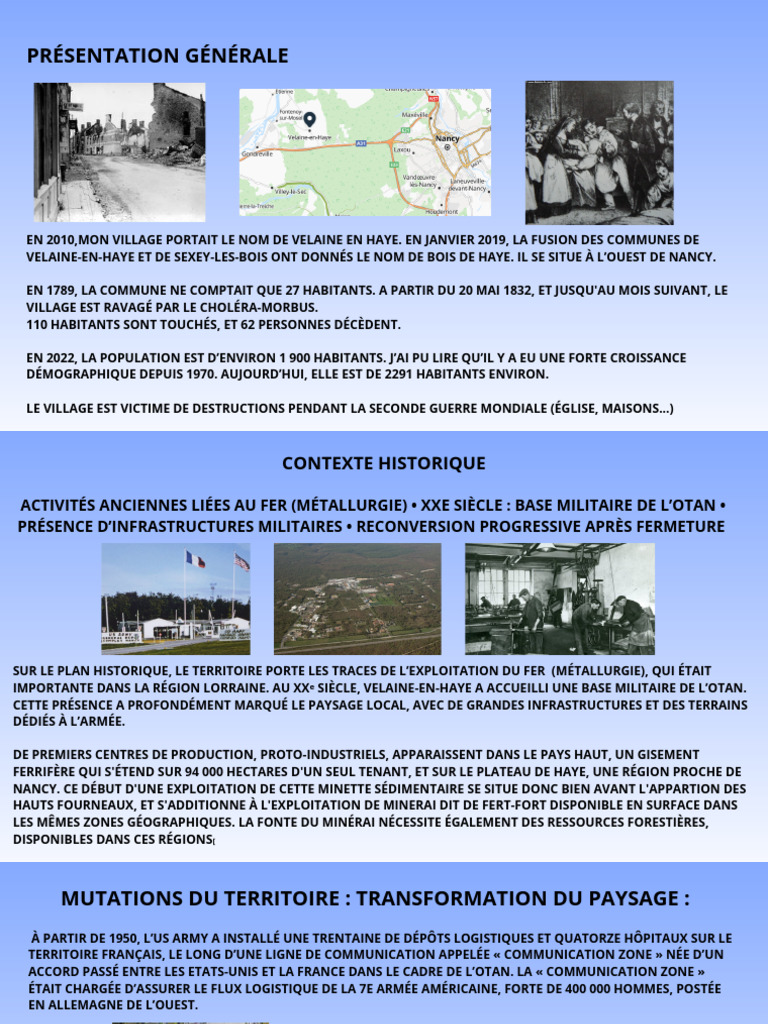 Histoire et évolution de Velaine-en-Haye | PDF | Économie ...
