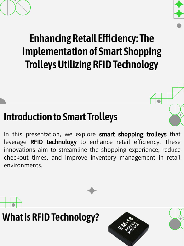 Smart Shopping Trolley | PDF