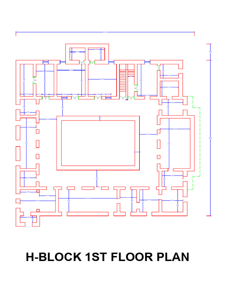 H-block 1st Floor Plan | PDF