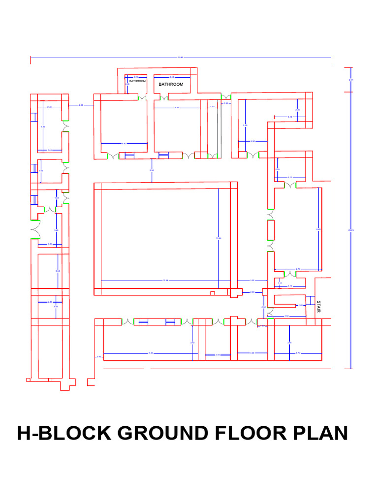 H-block Ground Floor Plan | PDF