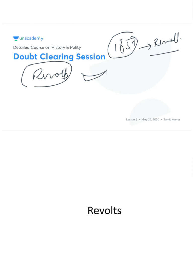 Doubt Clearing Session | PDF