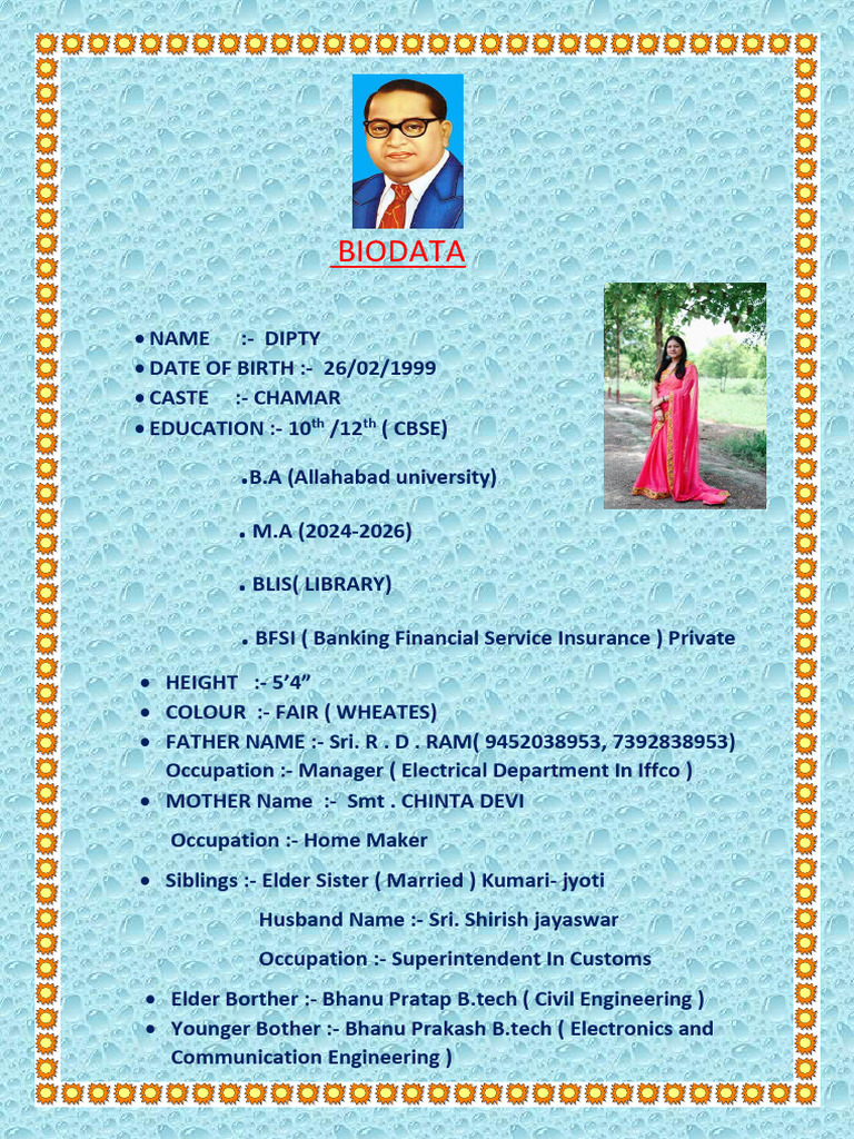 Biodata Dpity (3) | PDF