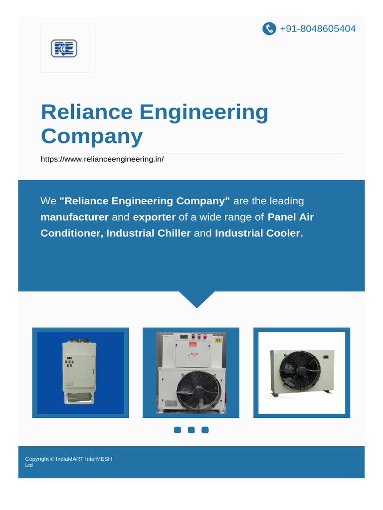 Reliance Engineering Company | PDF | Air Conditioning | Cold