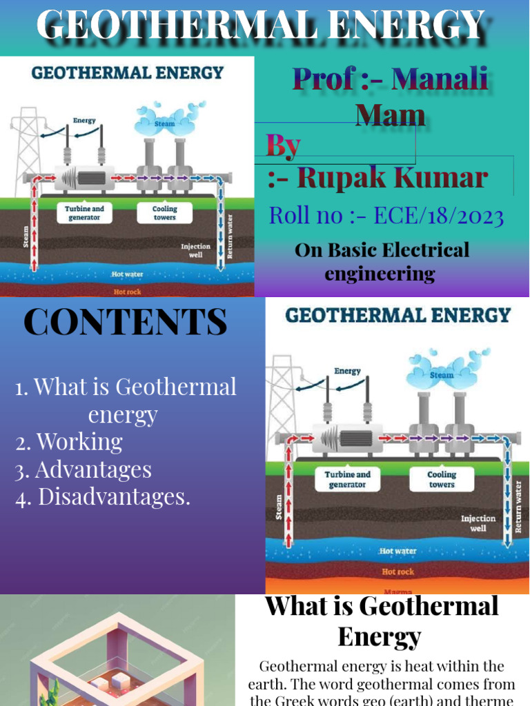 Ppt Geothermal Energy | PDF