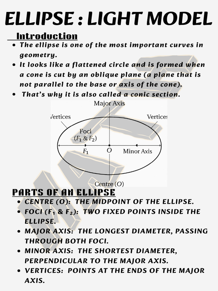 Ellipse | PDF